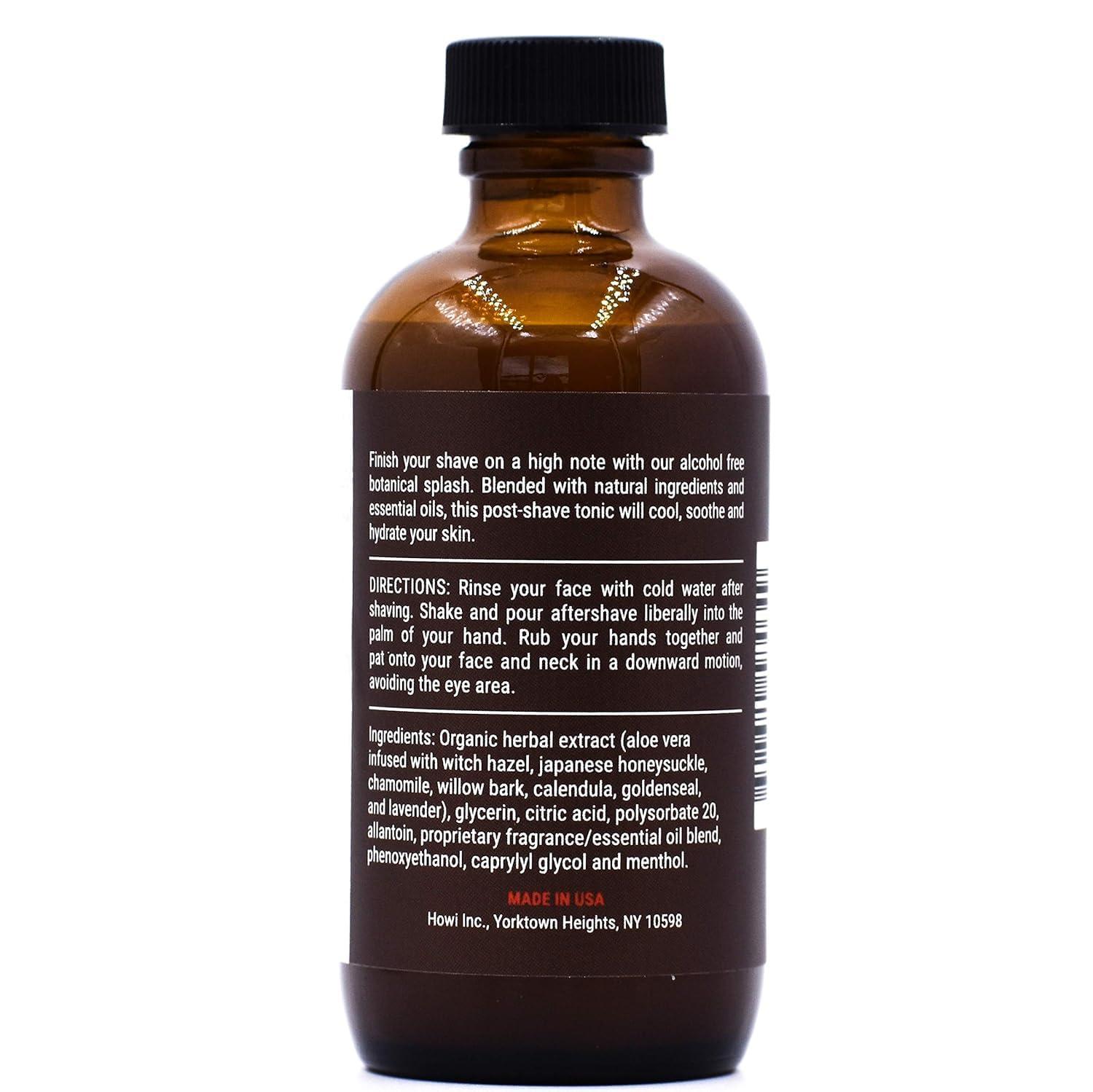 Taconic Shave Excalibur Natural Aftershave Splash 4 oz - Skin Cooling ...