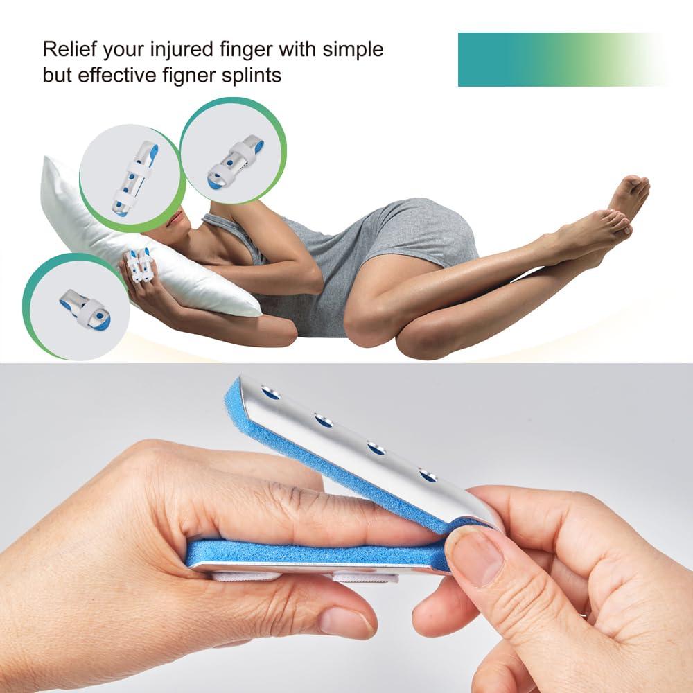 Buy Finger Splint for Trigger Mallet & Joint Pain Relief | Thumb Middle ...