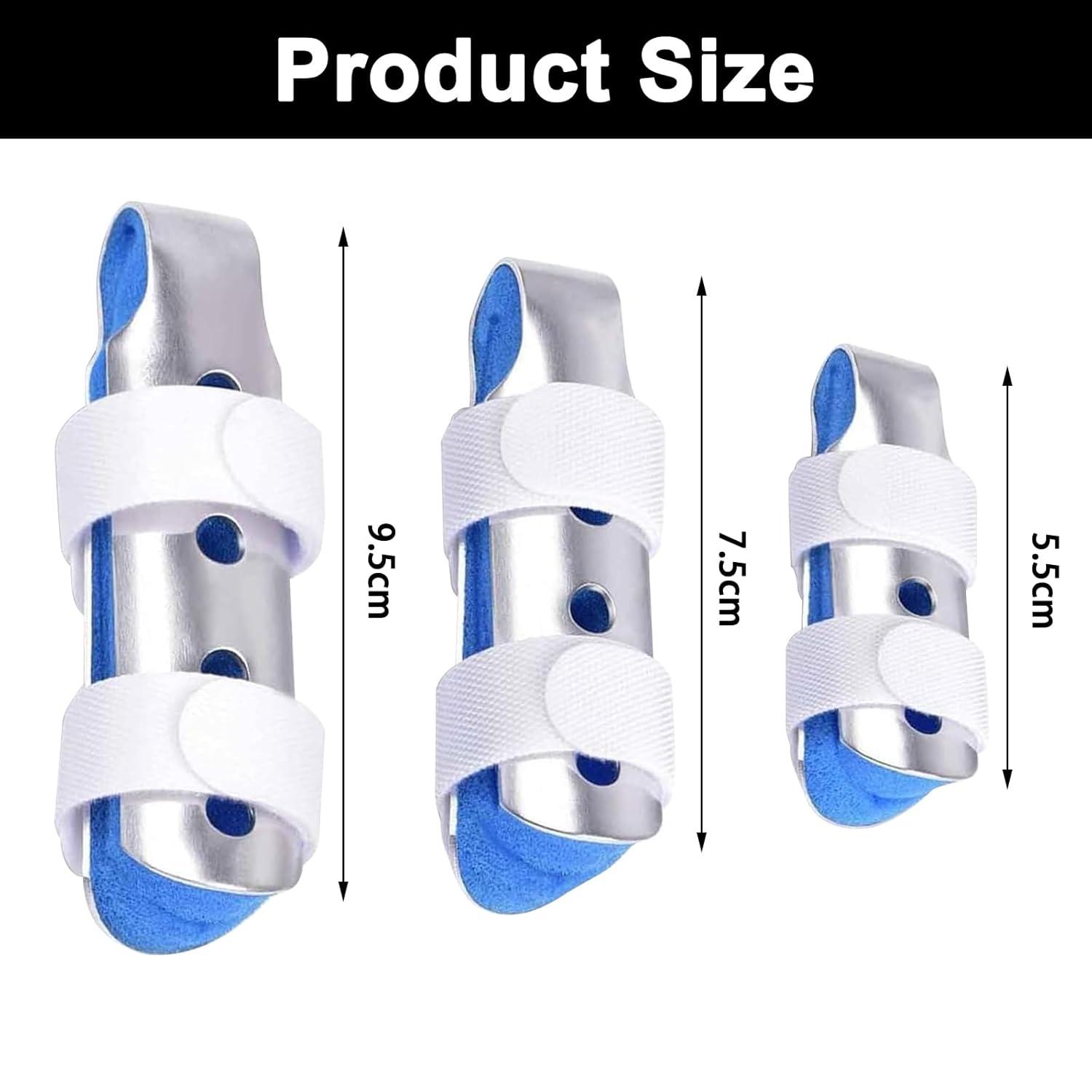DGUSO 3-Piece Adjustable Finger Rail Set for Broken Thumb & Arthritic ...