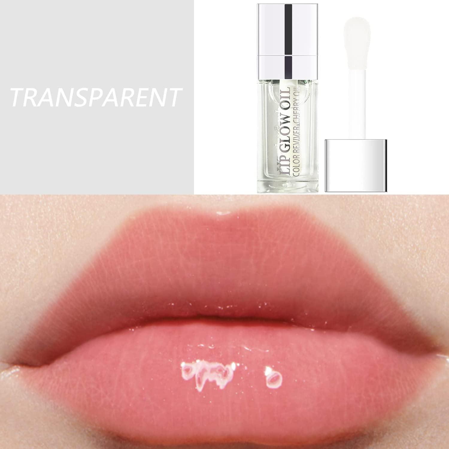 Hydrating Lip Glow Oil - Long Lasting Plumping Gloss | Tinted Balm for ...