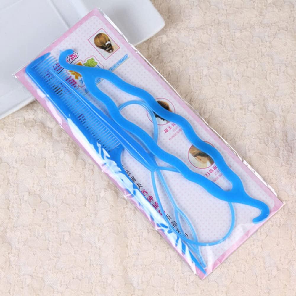 AINING 20 Pcs Hair Braiding Tool Set - DIY Ponytail Machine Accessories ...