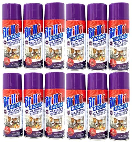 Brillo basics all purpose foaming cleaner Aerosol 12oz 12 pack | Buy ...