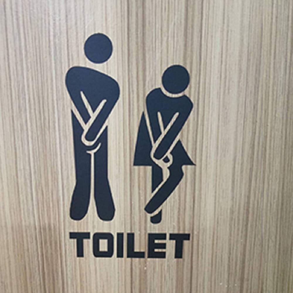 New Toilet Sticker Bathroom Sign | Funny Door Decals for Washroom Decor ...