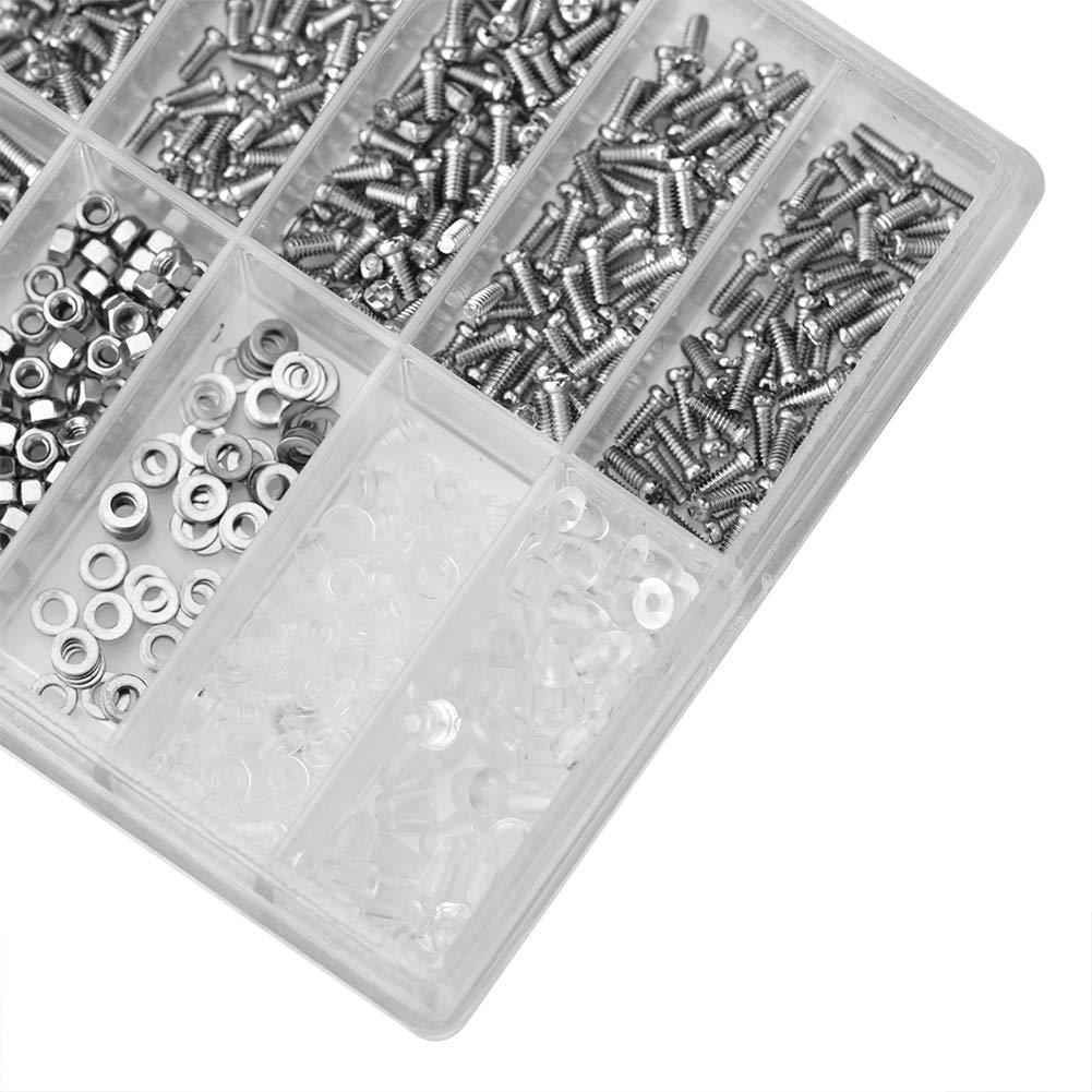 1000-Piece Glasses Screw Repair Set for Sunglasses & Micro Glasses ...