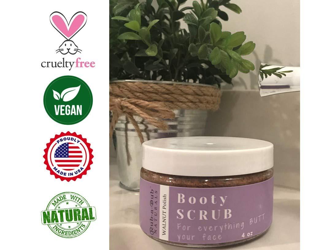 Rub-a-Dub Naturals Premium Walnut Body Scrub - Exfoliating Butt Scrub ...