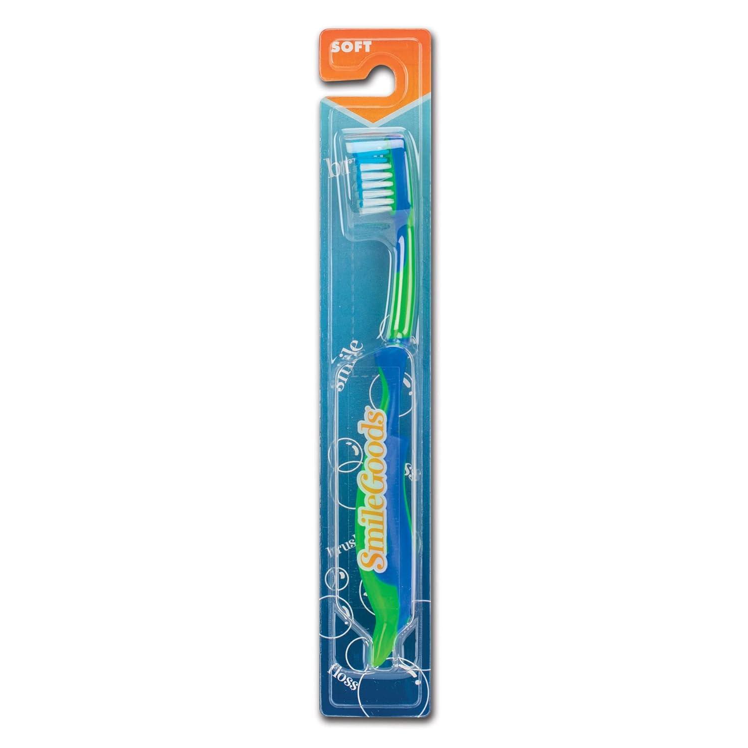 SmileGoods Y264 Child Toothbrush - 26 Tuft Soft Bristle with Dolphin ...