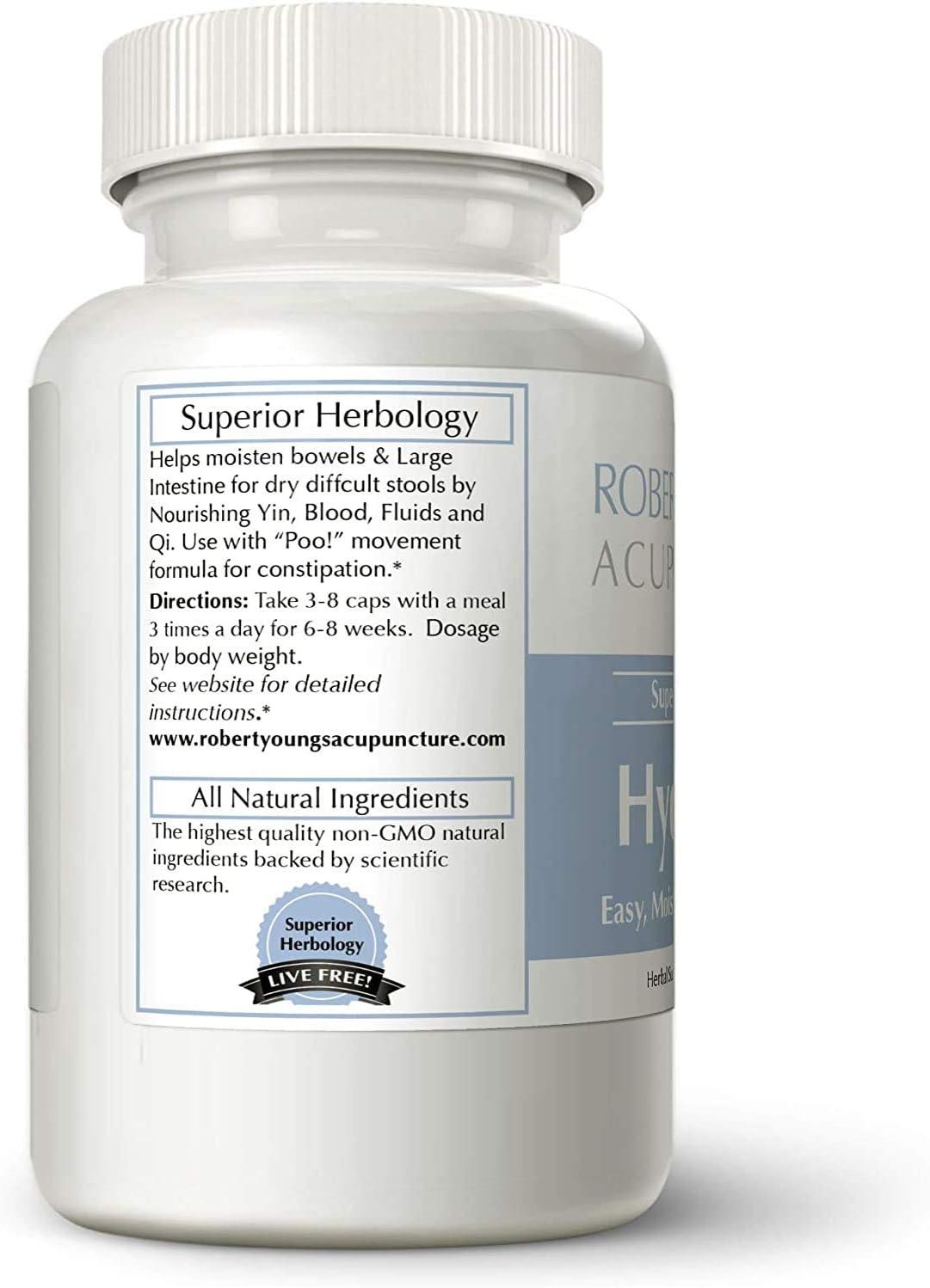 HydroPoo Dry Stool & Constipation Moisture Capsules - Natural Herb ...