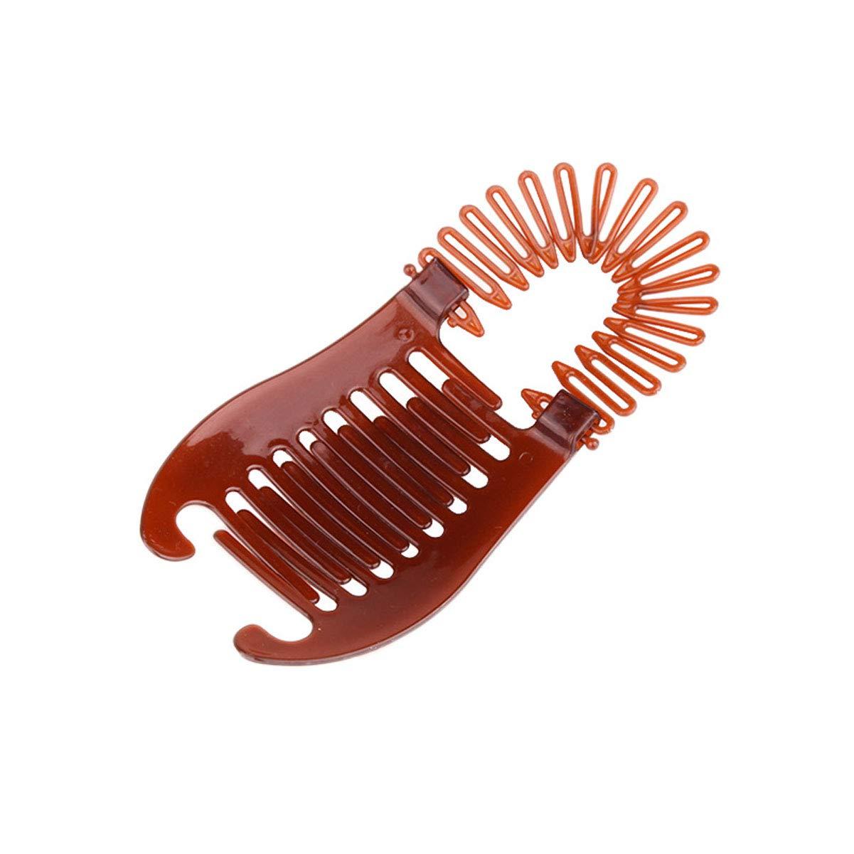 Numblartd 3Pcs Elongated Interlocking Plastic Banana Clip Hair Combs ...