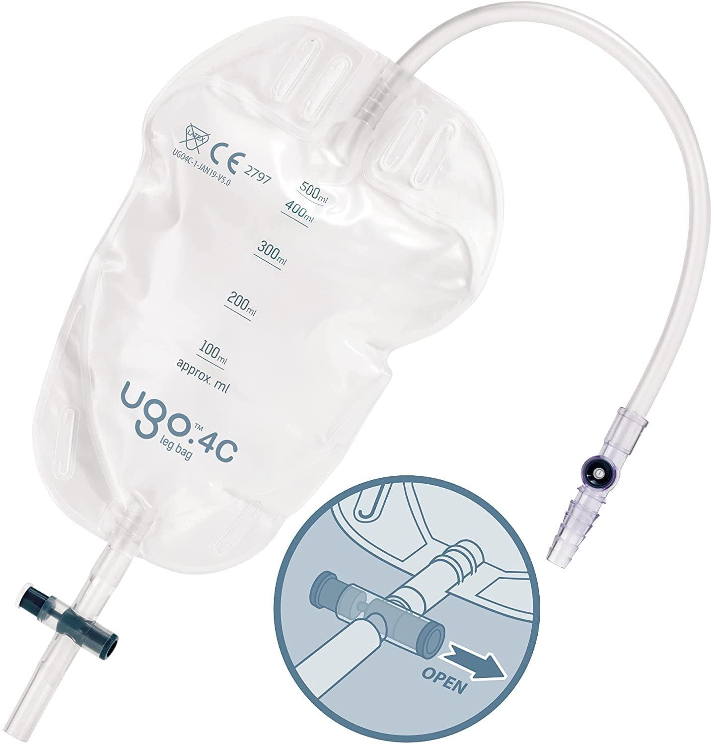 Ugo's Leg Pockets (10-Pack) - Premium Urinary Drainage Bags & Catheter ...