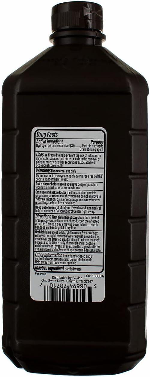 Hydrogen Peroxide Antiseptic Solution 32 Fl. Oz - Pack of 1 | Powerful ...