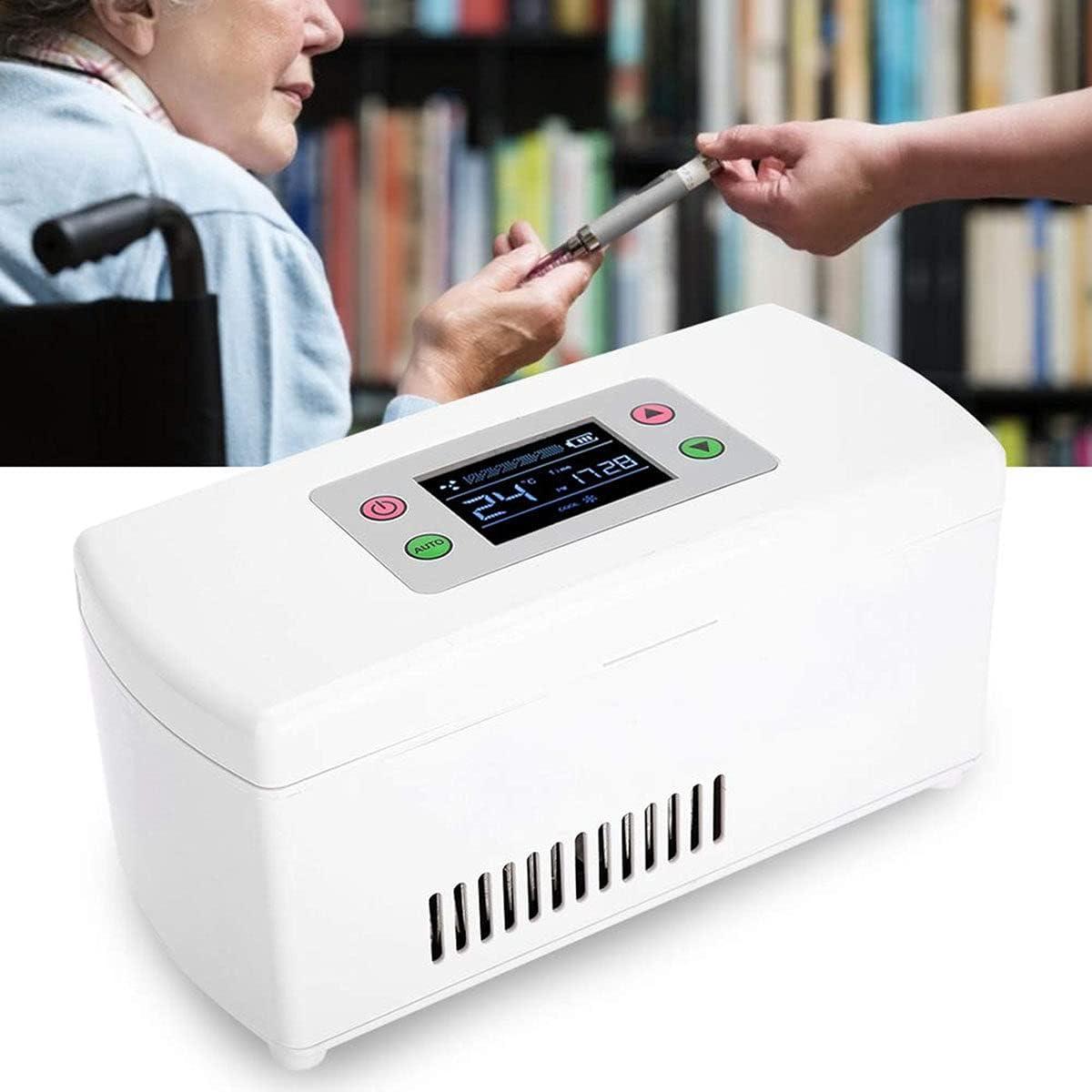 Portable Mini Car Refrigerator Insulin Cooler with LED Display - 2-8 ...