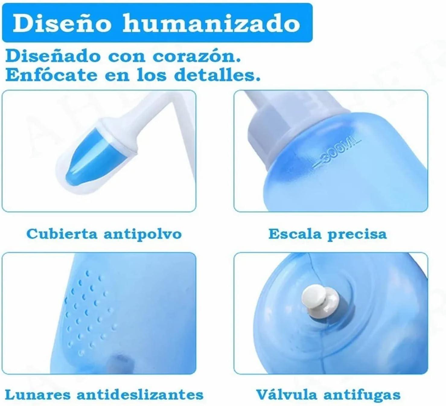 300ml Nose Rinse Bottle Food Nasal Wash Cleaner Nasal Flush Bottle for ...