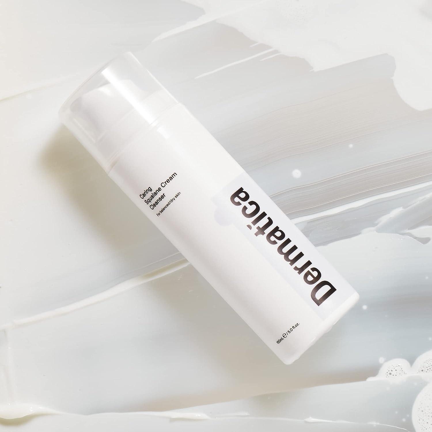 Dermatica Caring Squalane Cream Cleanser - Gentle Facial Wash for Soft ...