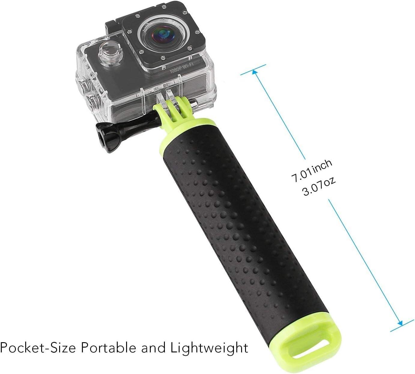 WOLFANG Action Camera Floating Hand Grip - Waterproof Monopod Float ...