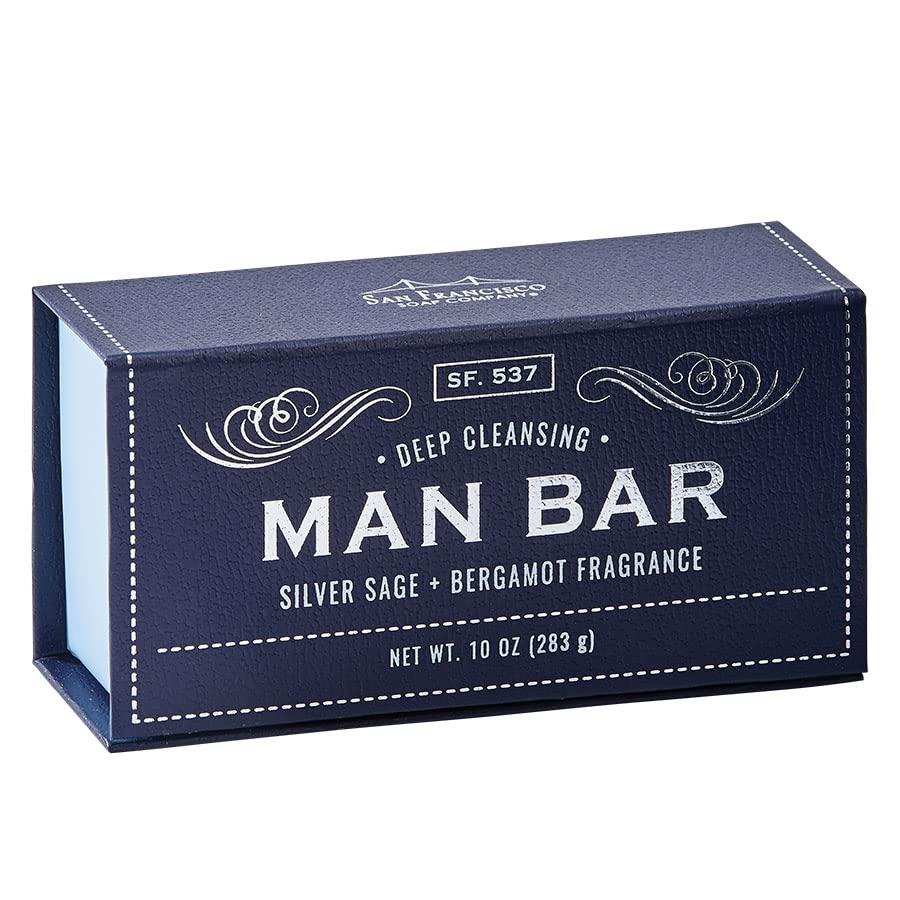 San Francisco Soap Co Man Bar 3-Piece Gift Set - Men's Grooming ...