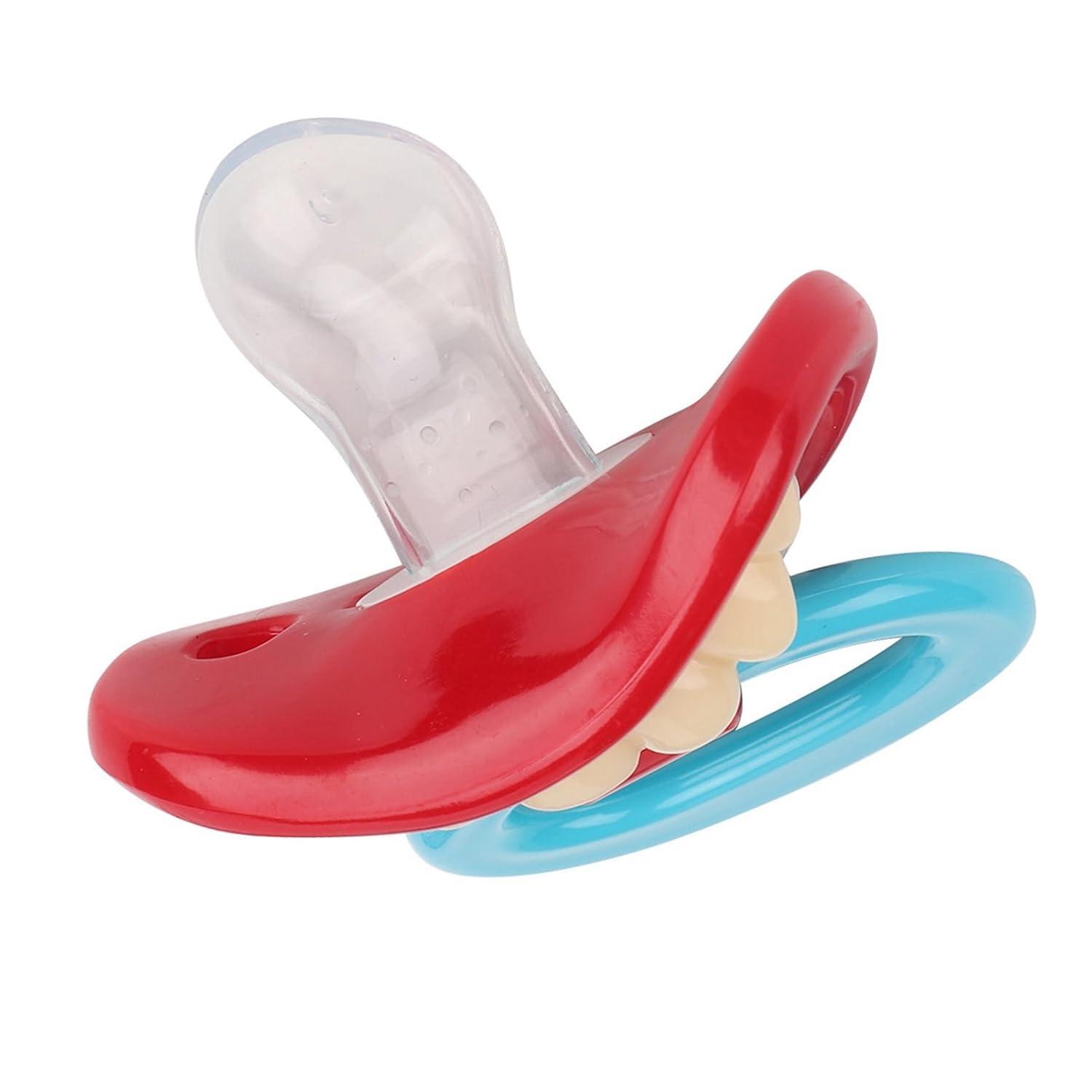 Silicail Baby Pacifier - Funny Sound Wall Design & Flat Nipple for ...