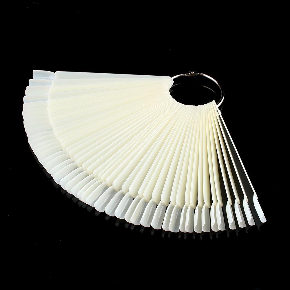 Nail Art Stick - 50pcs Clear Polish Gel Tips for Practice & Display ...