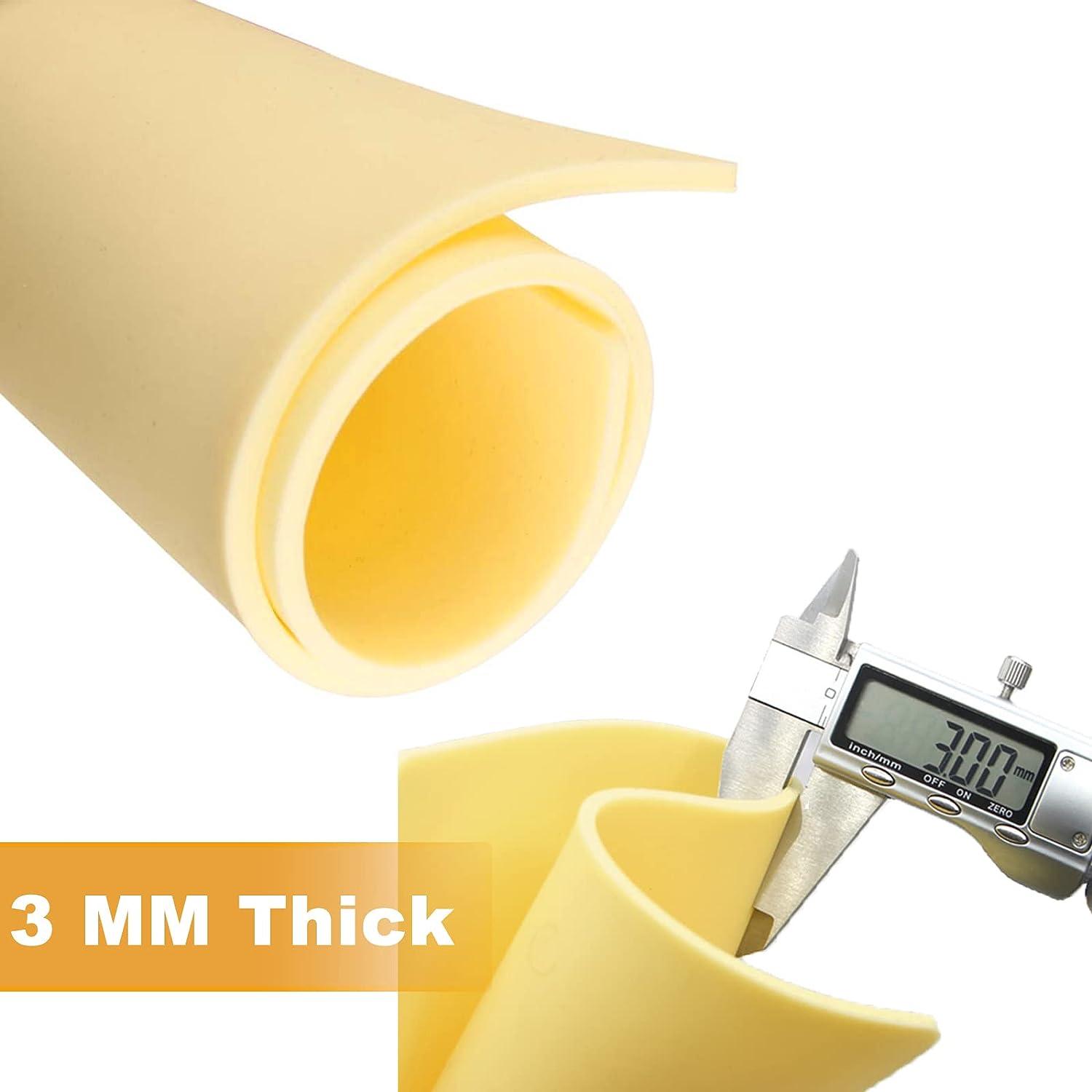 Canethy 3mm Thick Silicone Tattoo Practice Skin 8x12 - Double Sided for ...