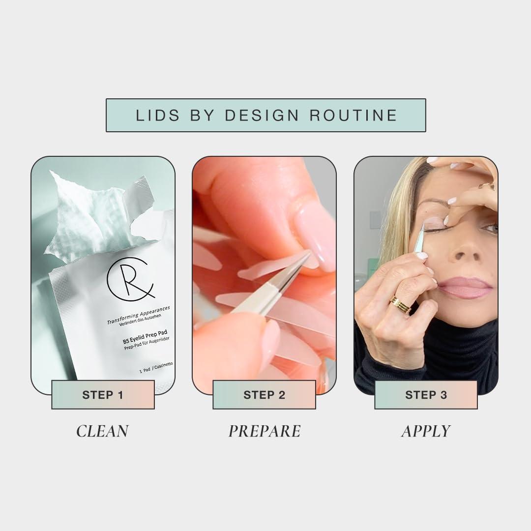 Eyelid Correcting Strips for Heavy Hooded Lids - LIDS BY DESIGN, 80 ...