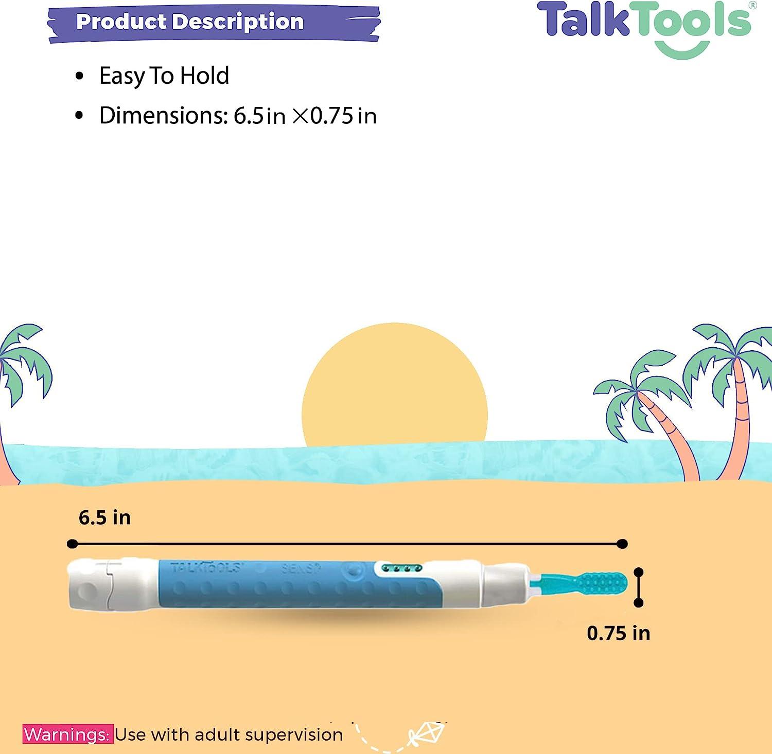 Sensi Oral Sensory Therapy Tool - Ocean Blue | TalkTools Sensi with 7 ...