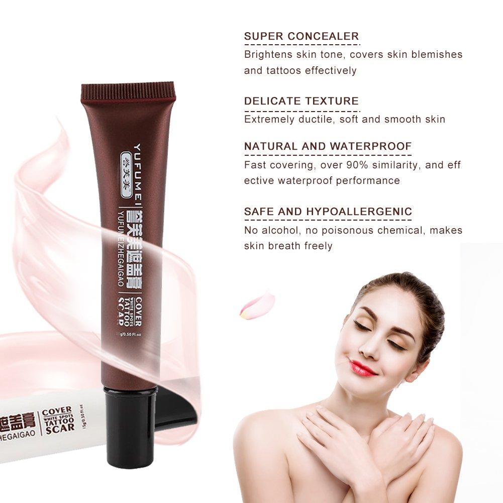 Waterproof Scar & Tattoo Concealer Set for Flawless Coverage - Makeup ...