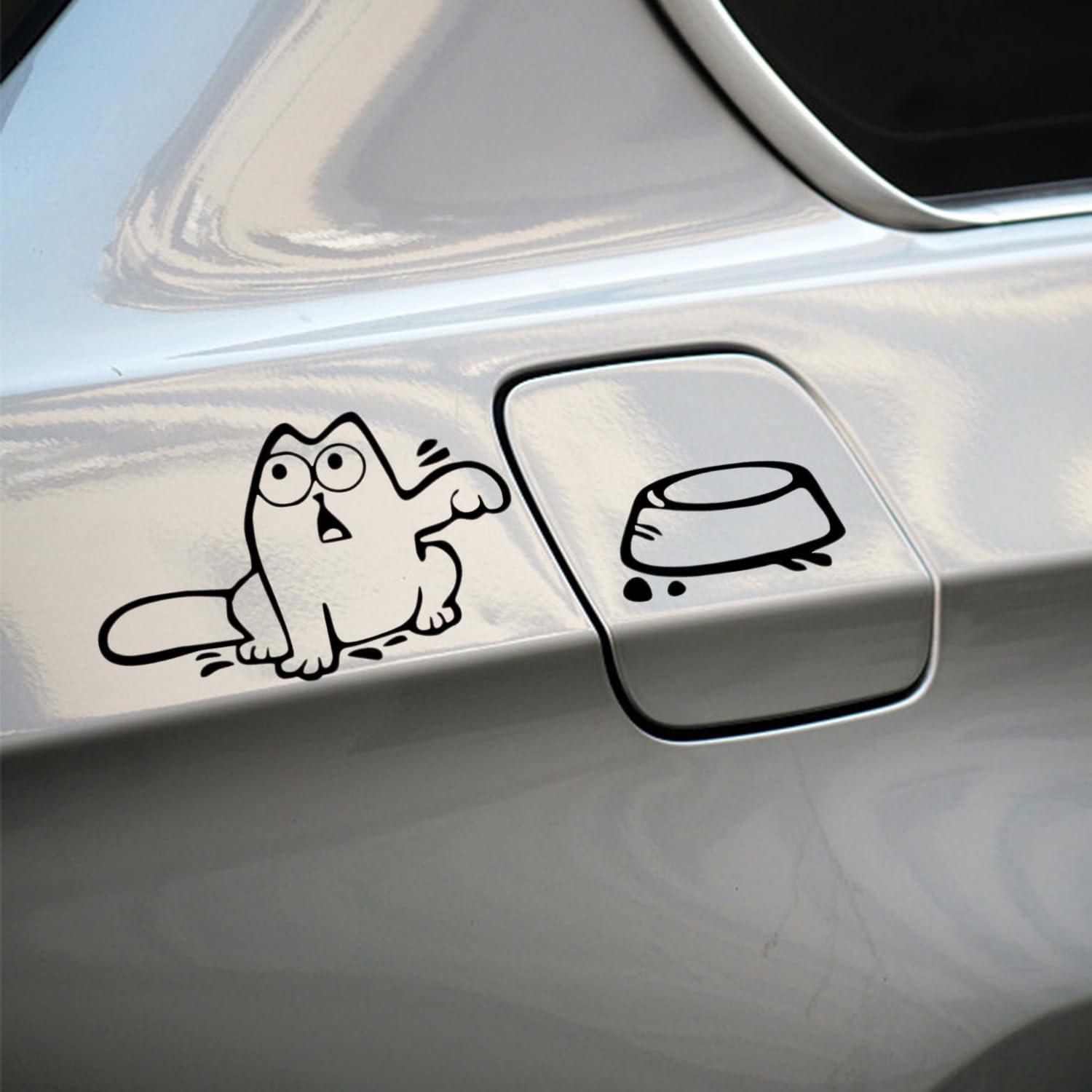 NyxSeat 4 Funny Cat Car Stickers - Unique Designs International ...