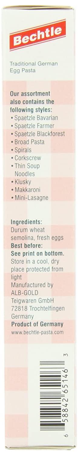 Bechtle Spaetzle Traditional German Egg Noodles - 9oz Pack of 12 ...