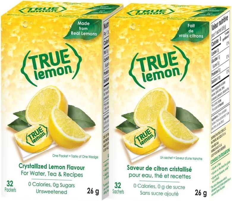 TRUE LEMON & LIME Water Enhancer (64 Packets Each Flavour) | Zero ...