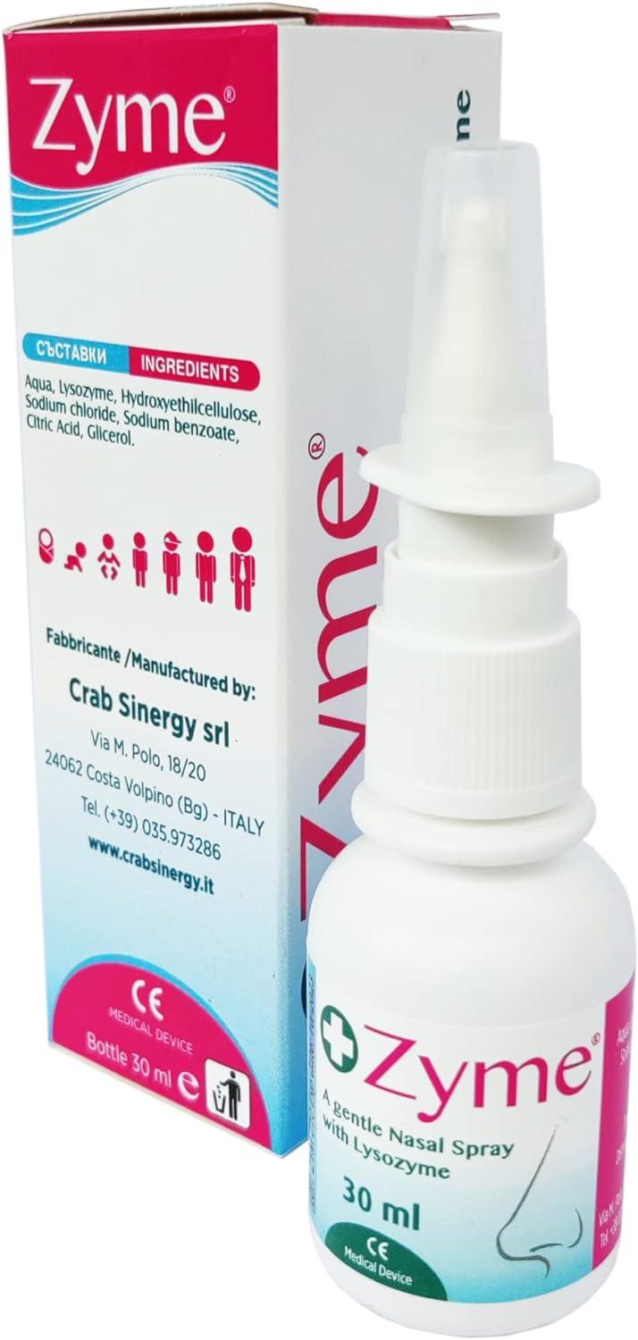 Zyme 30ml Nasal Spray: Unclogs and Moisturizes for Improved Airway ...