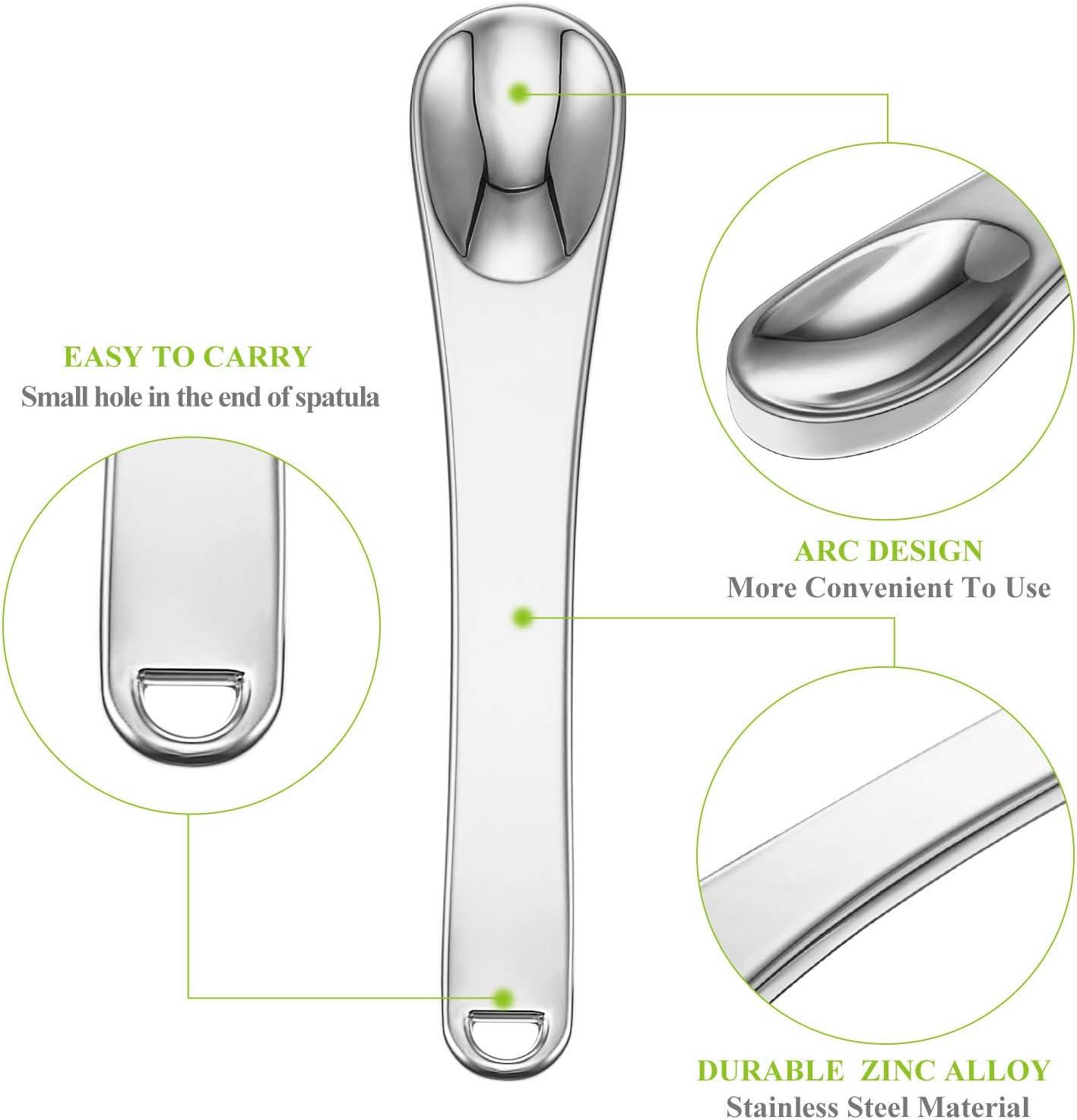 8-Piece Metal Mask Spatula Set for Makeup and Skincare - Silver | Buy ...