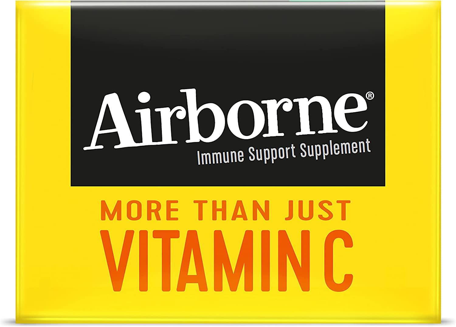 AirBorne Zesty Orange Vitamin C Effervescent Powder - 20 Packets (0.18 ...