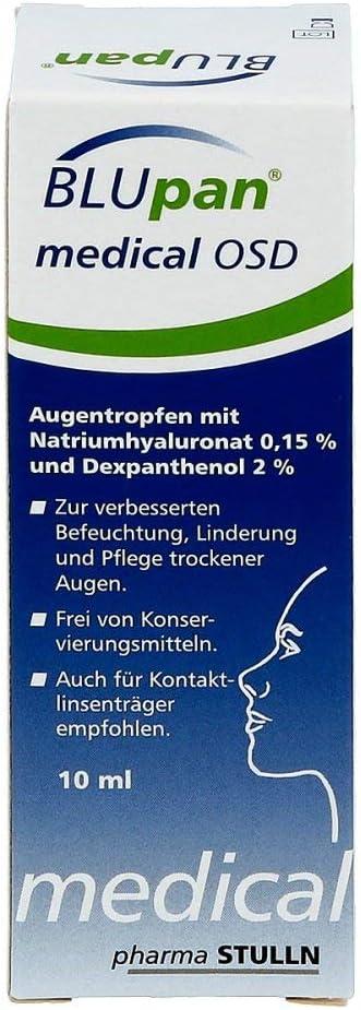 Buy Blupan Medical OSD Eye Drops 10 ml - Soothing Relief for Dry Eyes ...