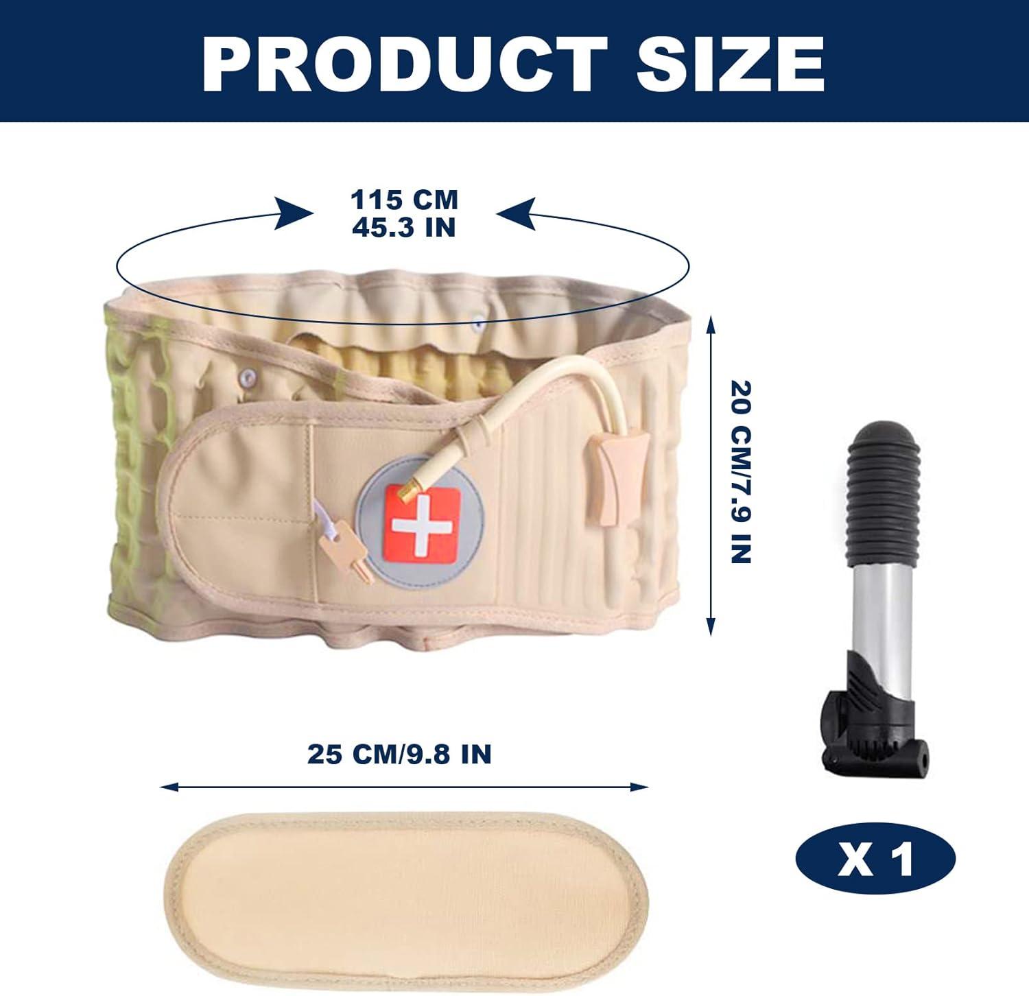 Inflatable Lumbar Belt for Back Support | Anti-Welding Kidney ...