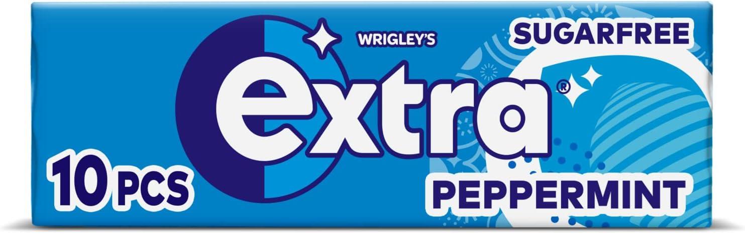 Extra Chewing Gum Sugar Free Peppermint Flavour Chewing Gum Bulk 30 ...