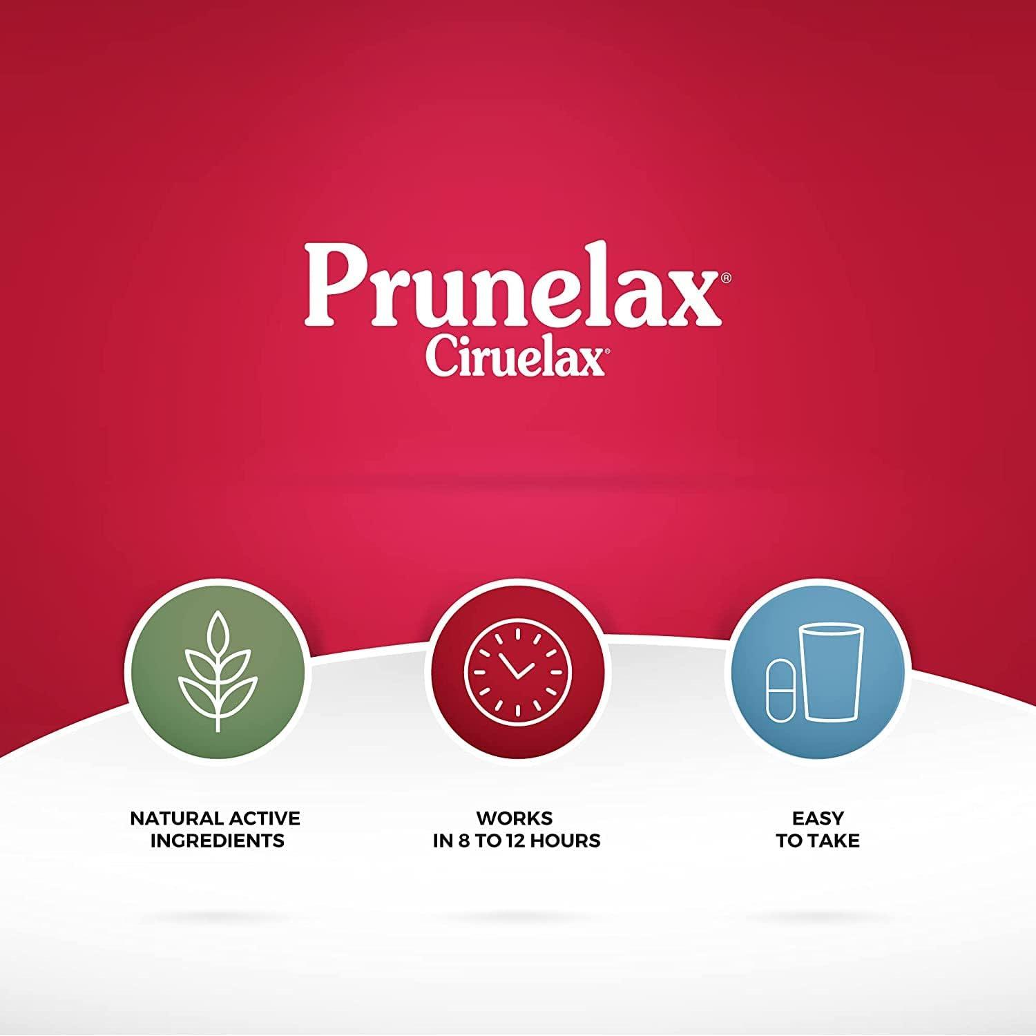 Prunelax Ciruelax Laxative Tablets 24 ea - Pack of 2 | Fast-Acting ...