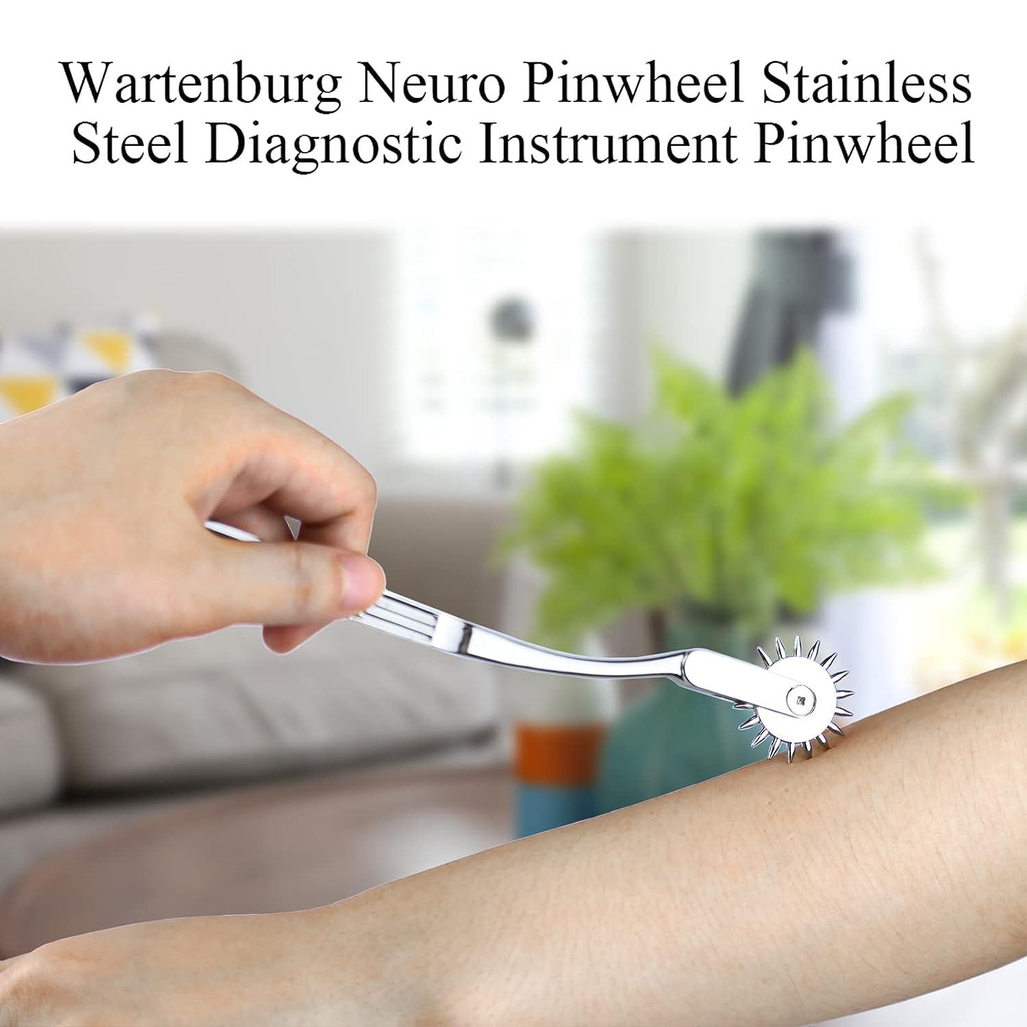 Stainless Steel Wartenburg Neuro Pinwheel for Nerve Sensitivity Testing ...