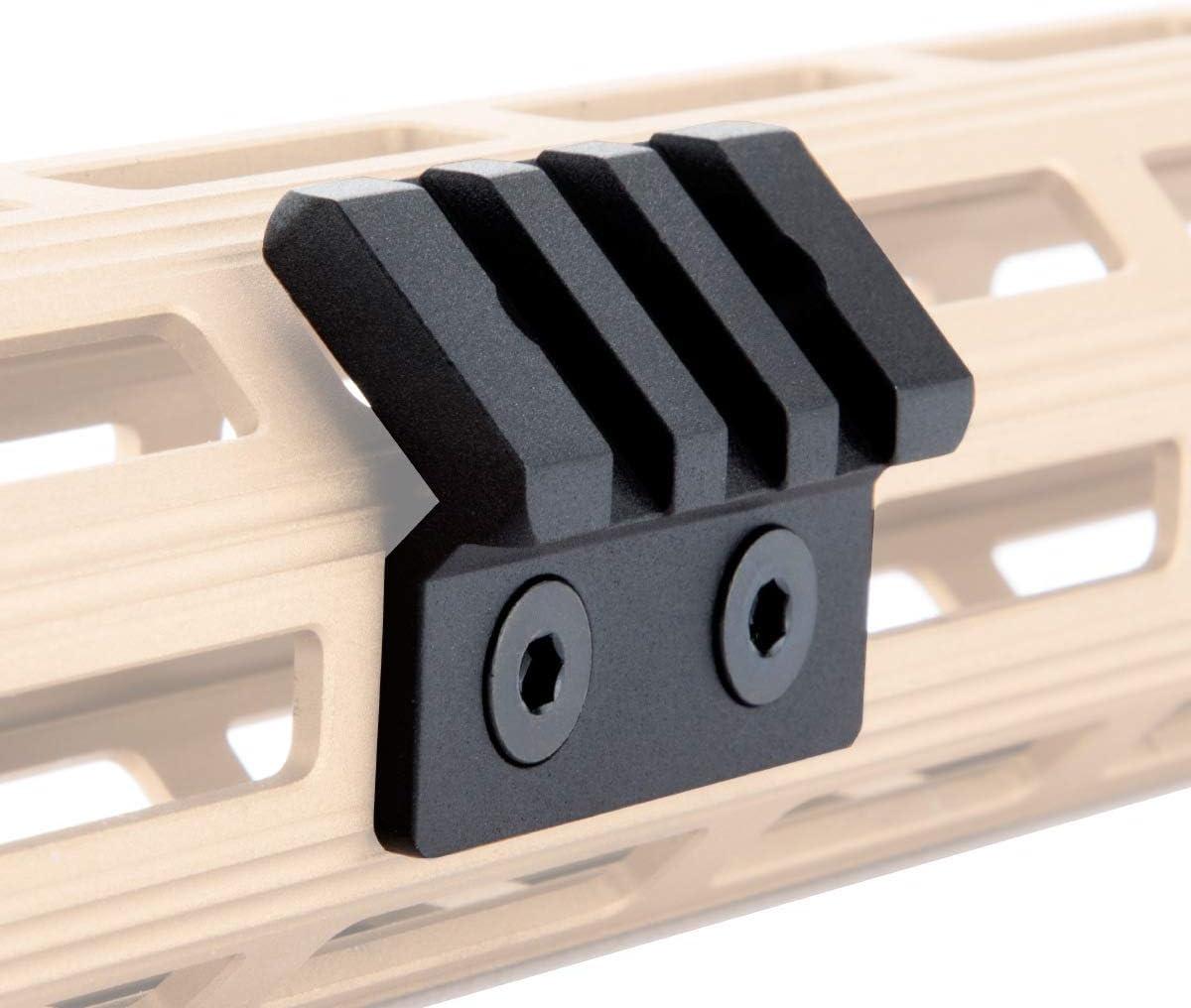LEGEED Offset Picatinny Rail Mount in Black - Optimal Light/Optic ...
