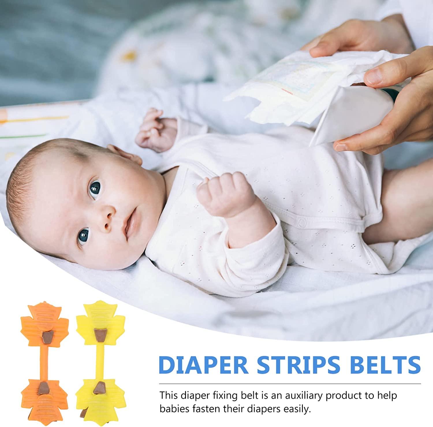 Toyvian Cloth Diaper Clips - 12pcs Nappy Fasteners for Baby Cloth ...