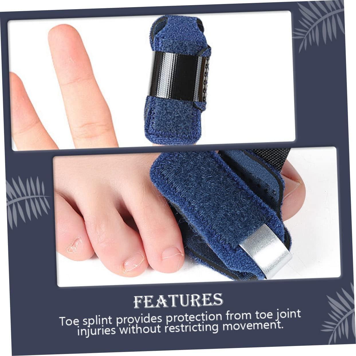 Healvian 3pcs Toe and Finger Splint Set for Trigger Thumb, Crooked Toe ...