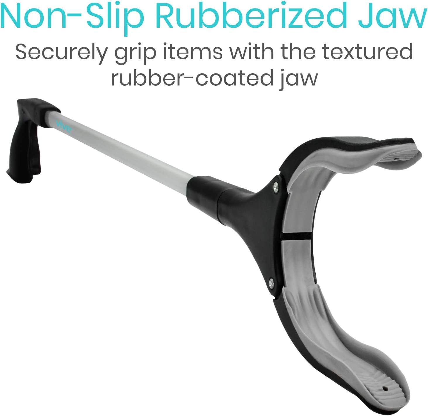 Vive Reacher Grabber 32 - Extra Long Mobility Aid with Rotating Hand ...