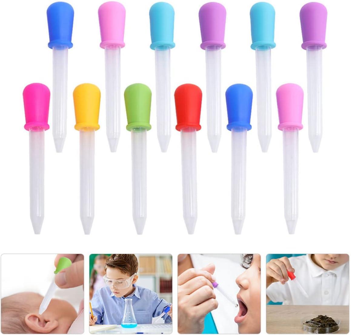 Alasum 24 pcs Color Dropper for Dispenser Clear Gelatin Crafts Toddler ...