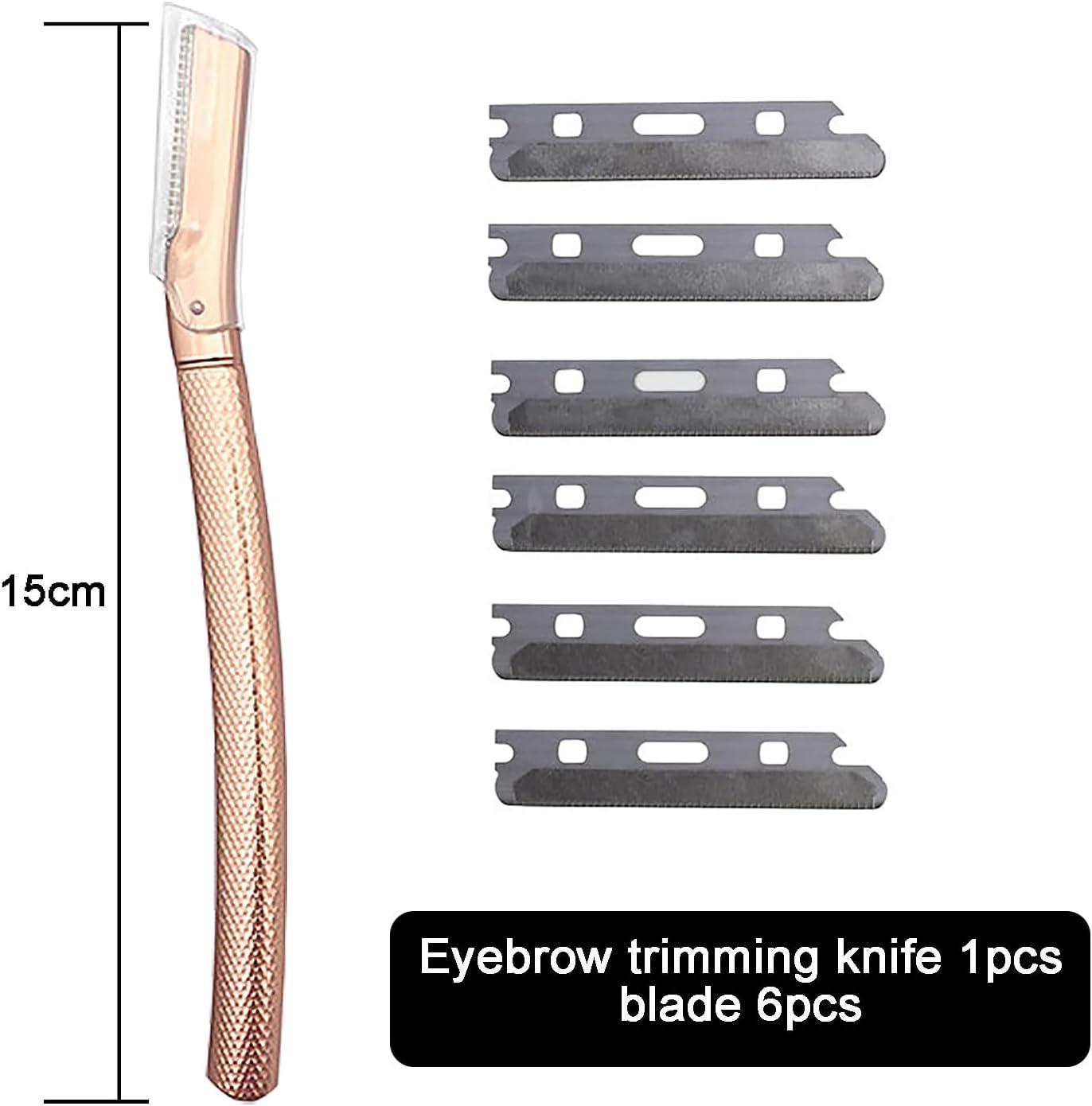 Yoezuo Eyebrows Shaver | 6-Blade Reusable Facial Razor for Men & Women ...