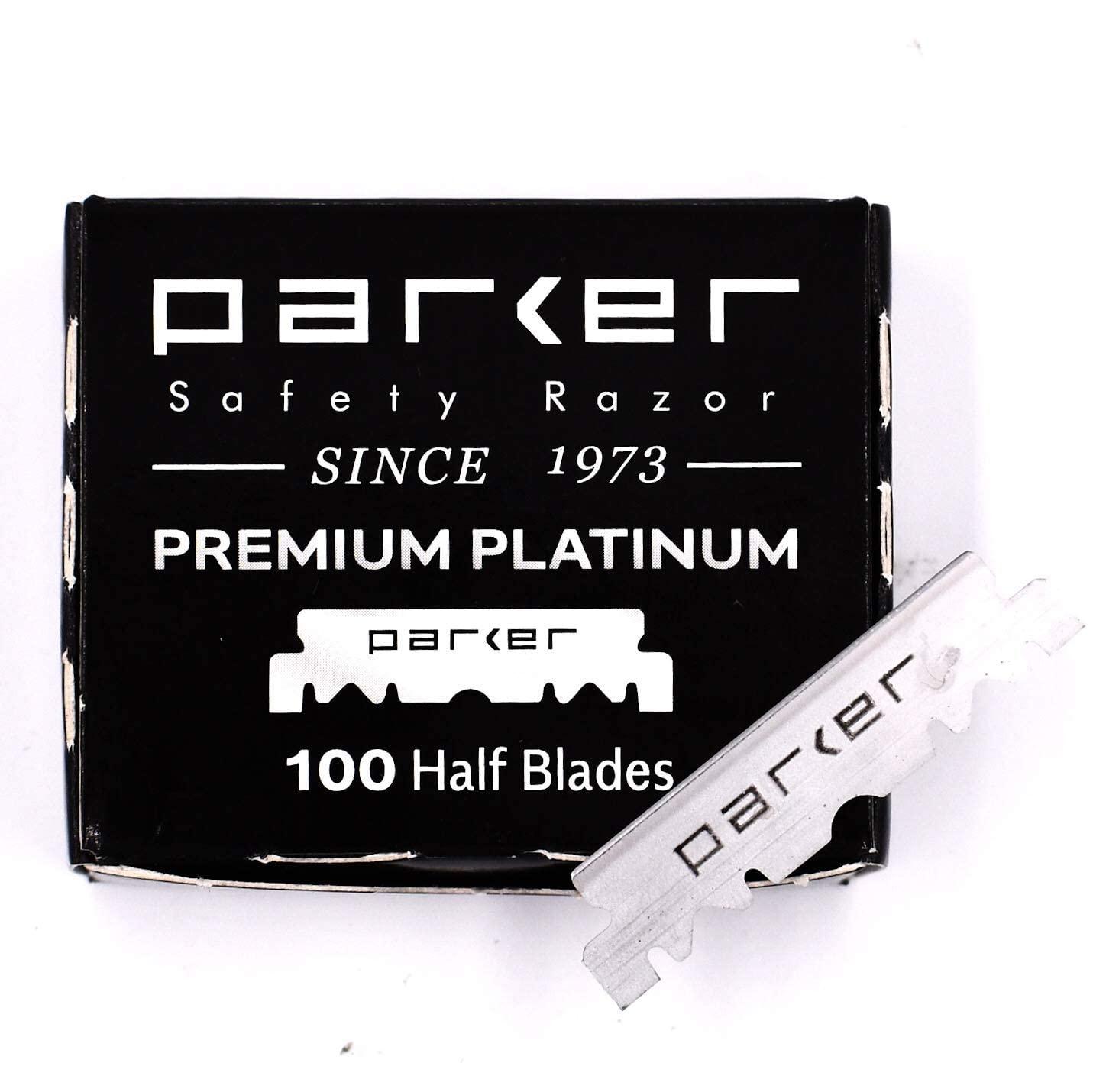Parker Premium Platinum 1/2 Blades - Professional Barber and Shavette ...