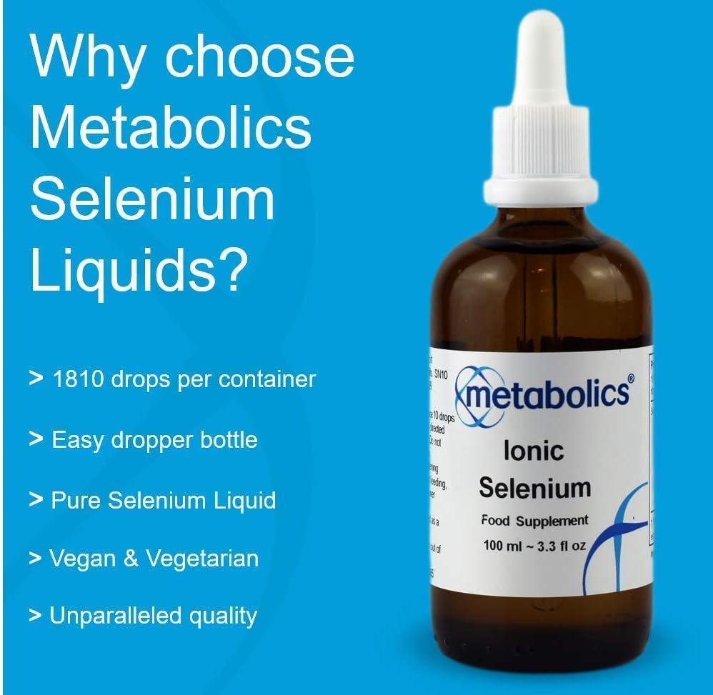 Ionic Selenium Supplement 100ml | Sodium Selenate Formula | Easy-to ...