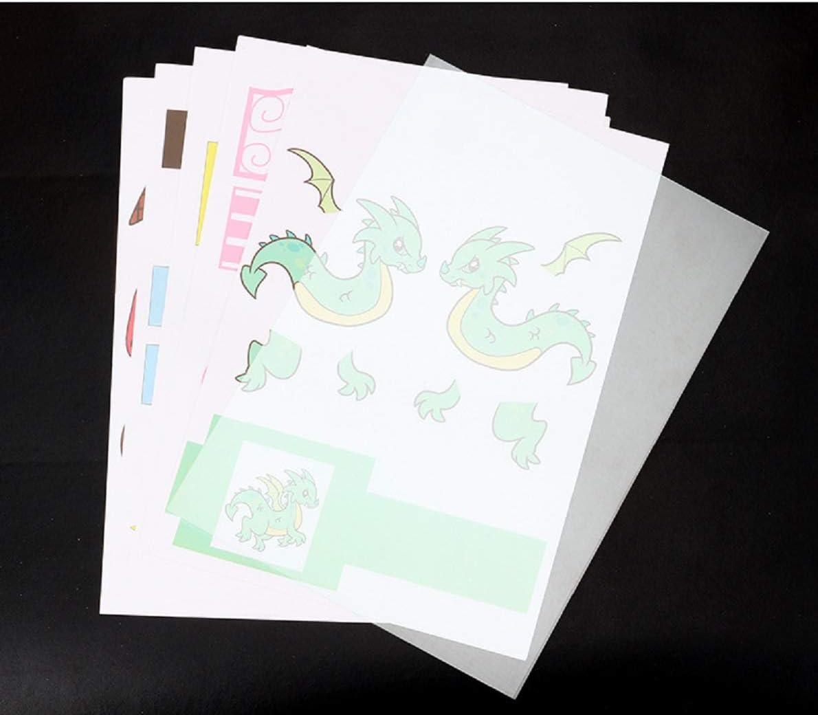 3D Printer Drawing Molds Paper Stencils - 20 Sheets, 40 Patterns, Clear ...