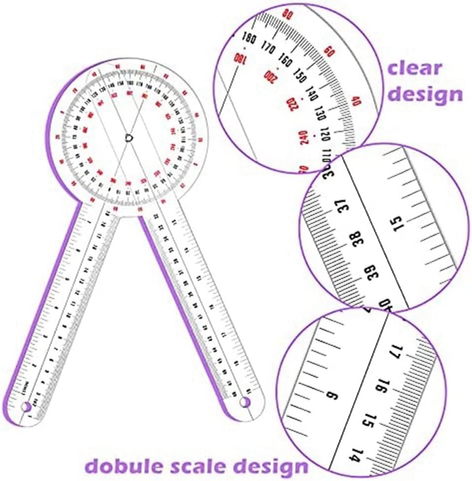 Louttary 1 Piece Transparent Orthopaedic Square Plastic Instrument 360 ...