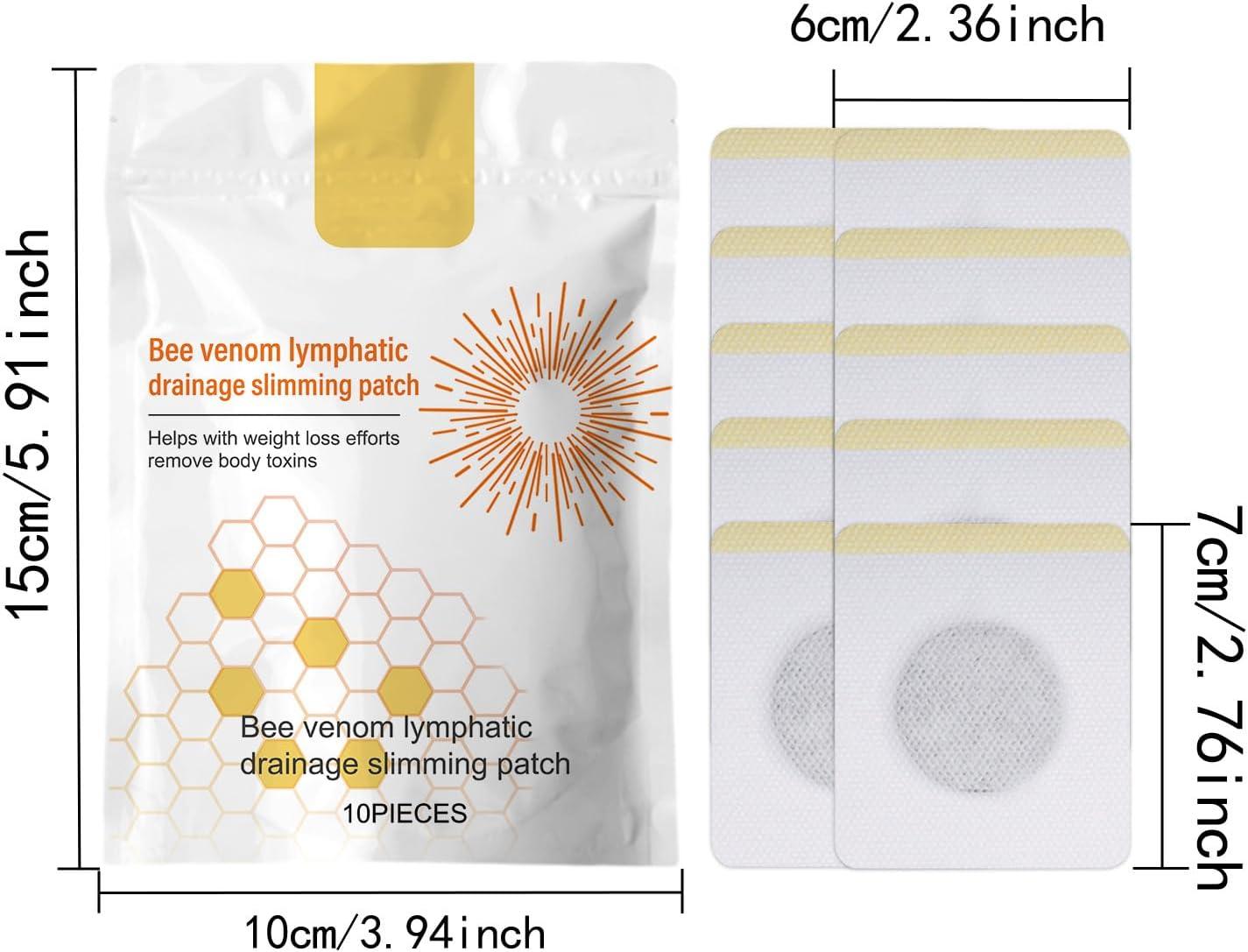 Bee Venom Lymphatic Drainage & Slimming Patches Bee Venom Lymphatic ...