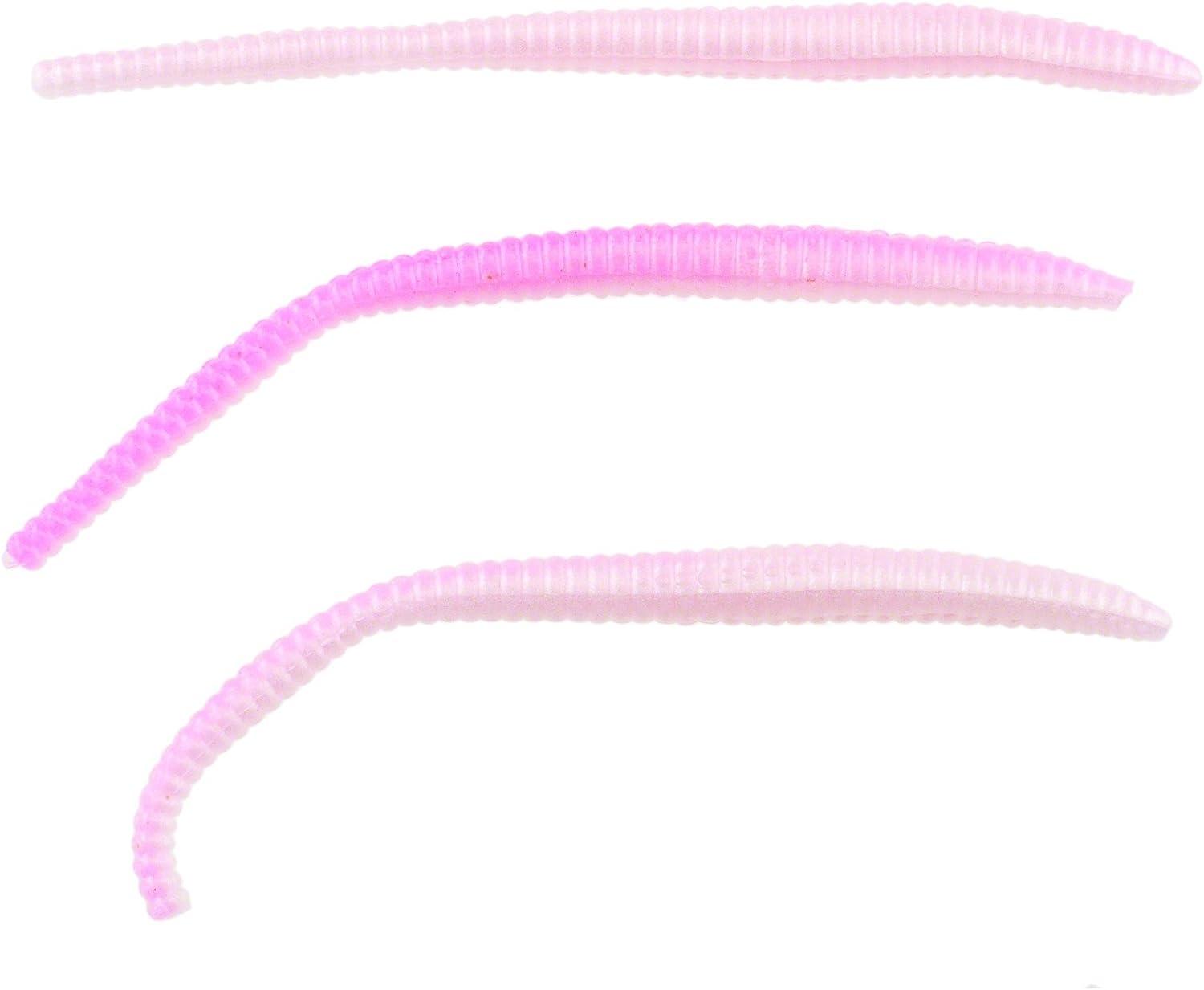 Berkley PowerBait Power Floating Trout Worm Pink Shad 3 - 15 Count ...