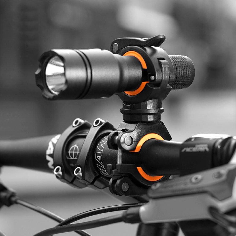 Bicycle Flashlight Mount - 2 Pack Bike Light Clamp for Secure & Easy ...