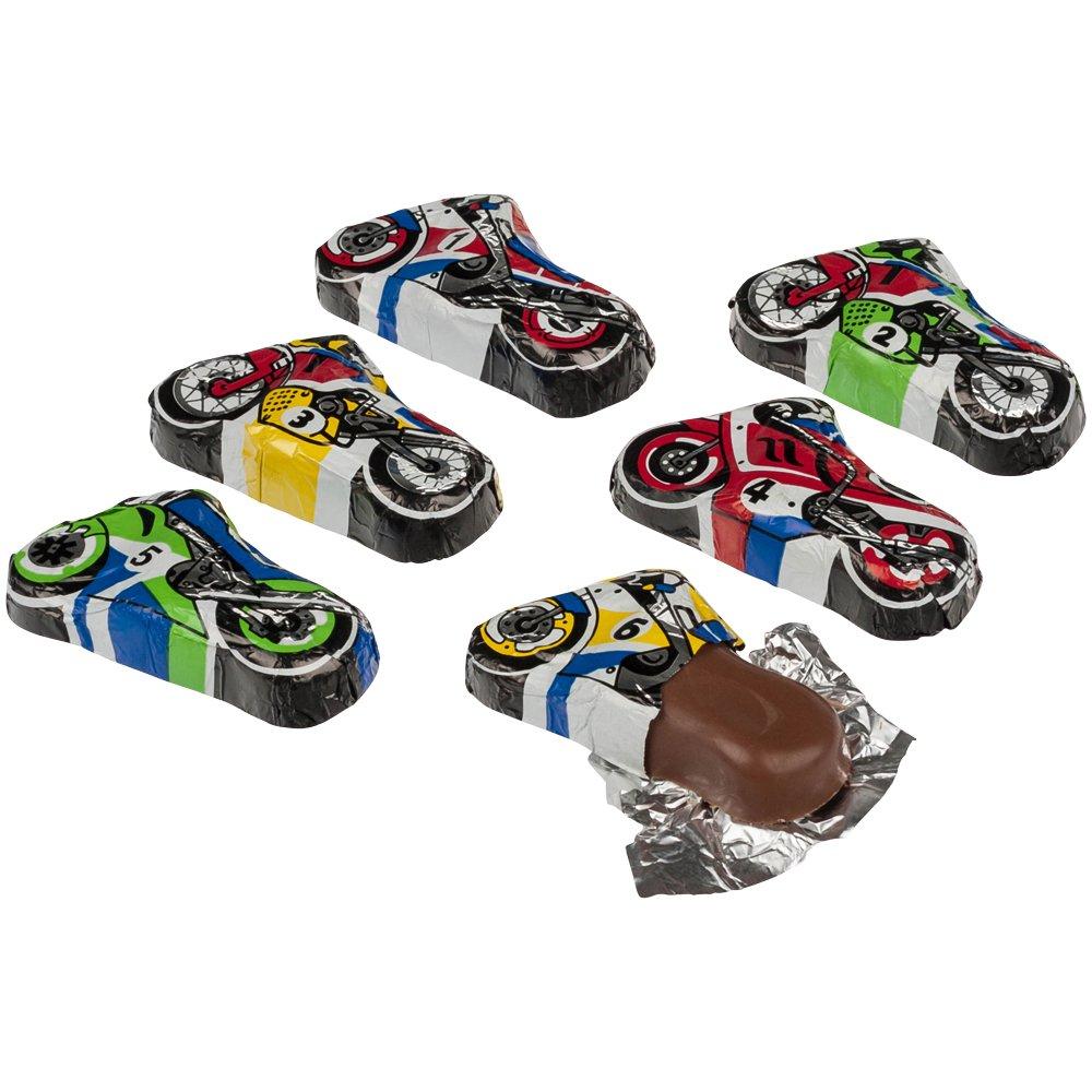 Delicious Motorcycle Chocolate Set - 6 Fine Milk Chocolate Treats (6 x ...